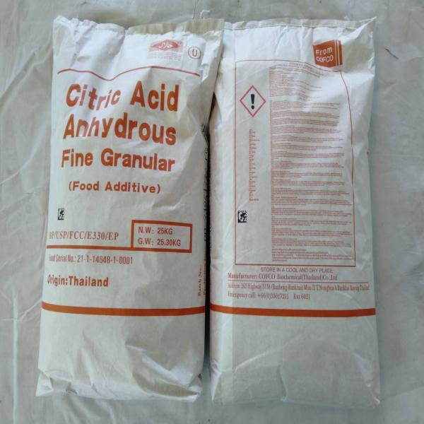 Citric Acid Anhydrous /Cofco biochemical, Thai | The Central Islamic ...