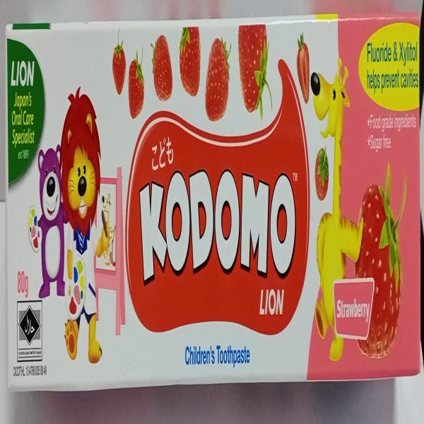 Kodomo Lion Children Toothpaste (Strawberry) 15 g, 40 g, 80 g (Malaysia ...
