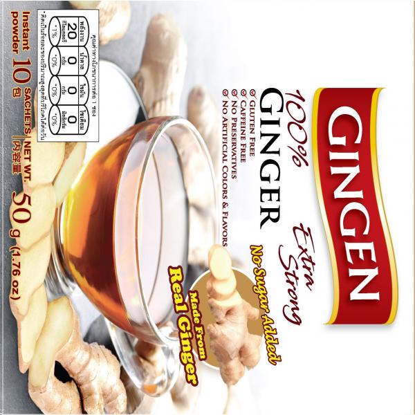 100 % Instant Ginger drink strong taste no added sucrose formula ...